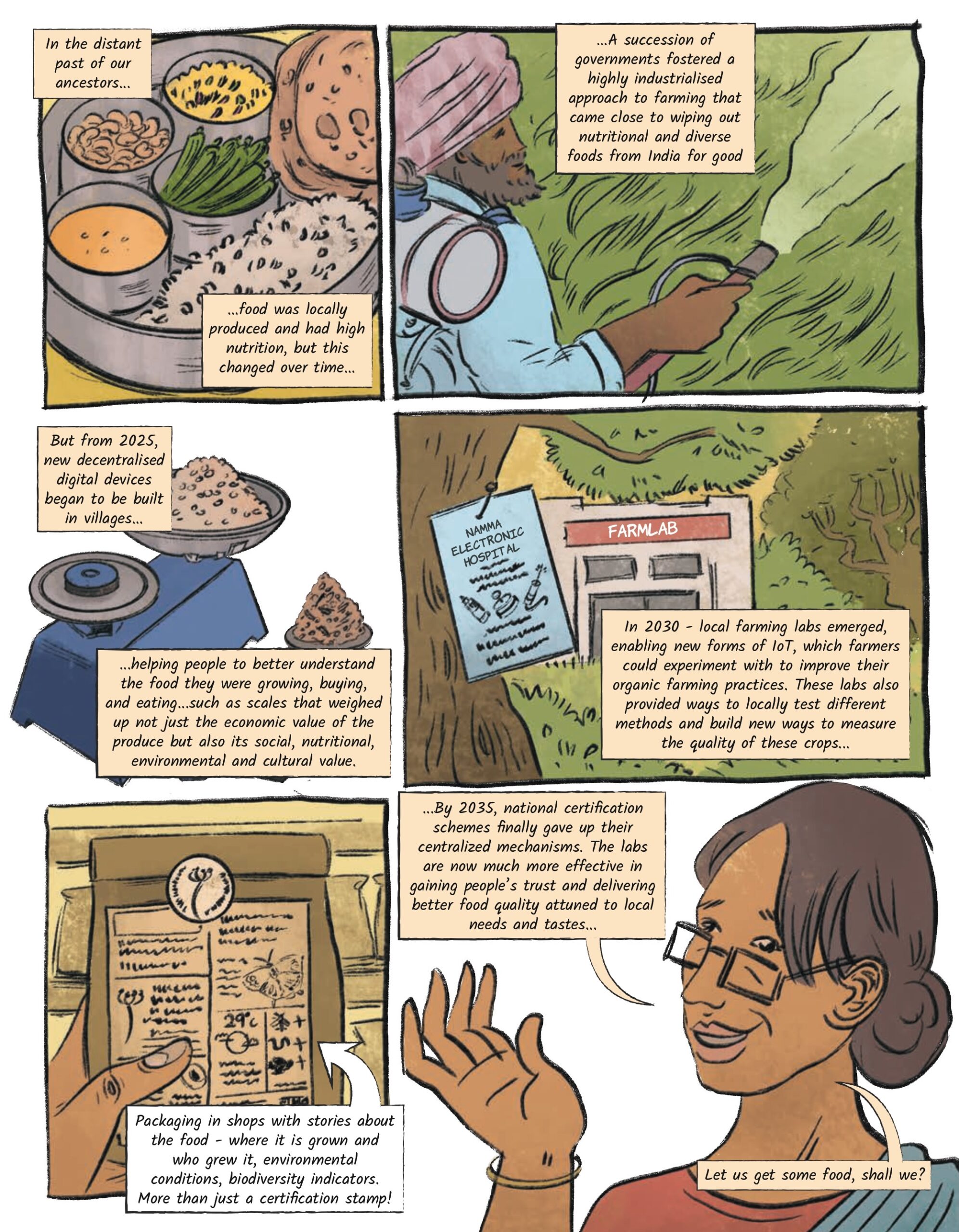 Reimagining the Future of Food, Comic-style – Millet Revival Project